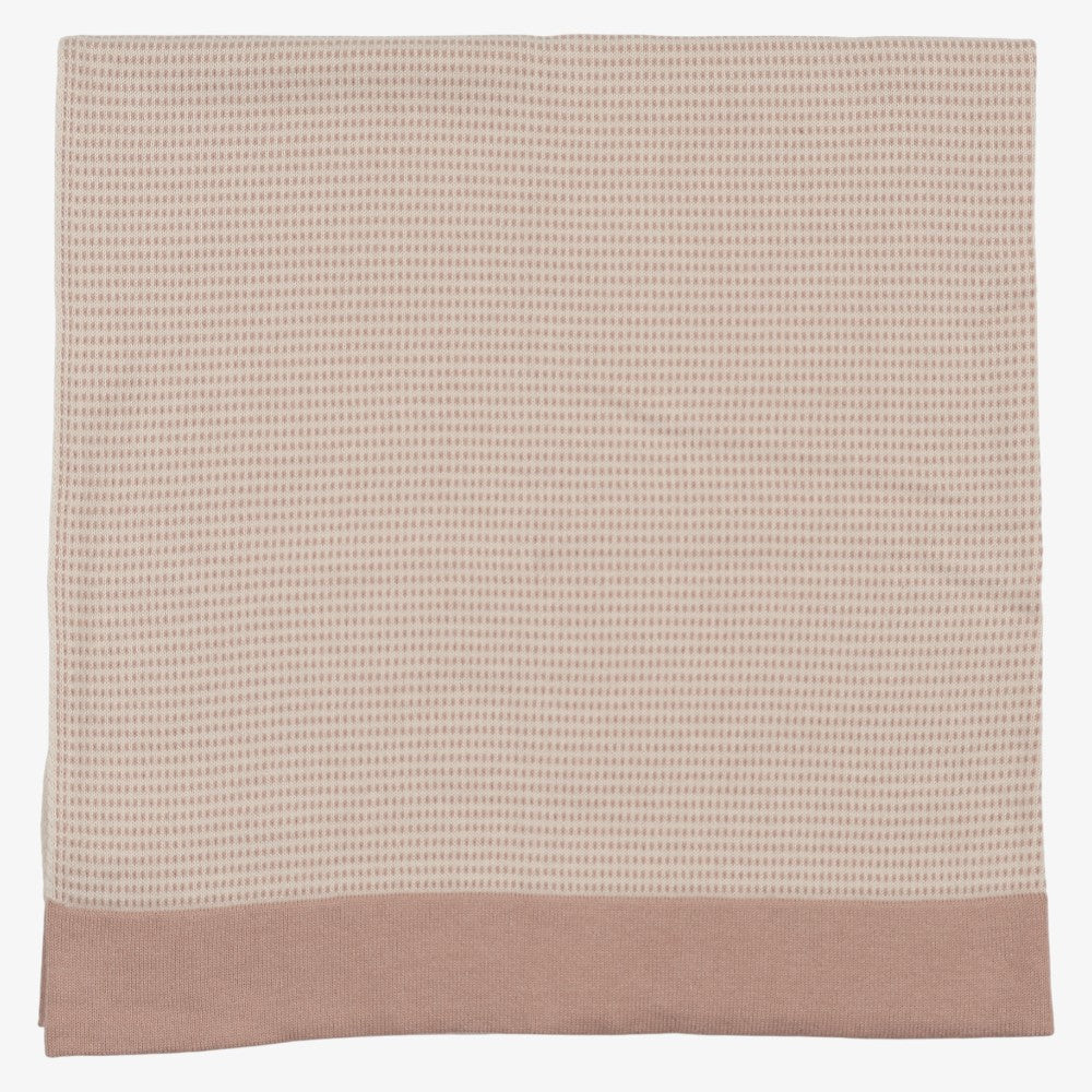Two Tone Blanket - Dusty Pink–ttbl-dusty-pink – blubellebaby
